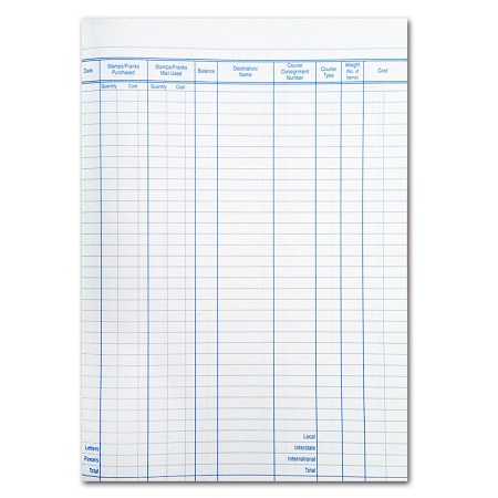 Collins Postage & Courier Record Book 09589